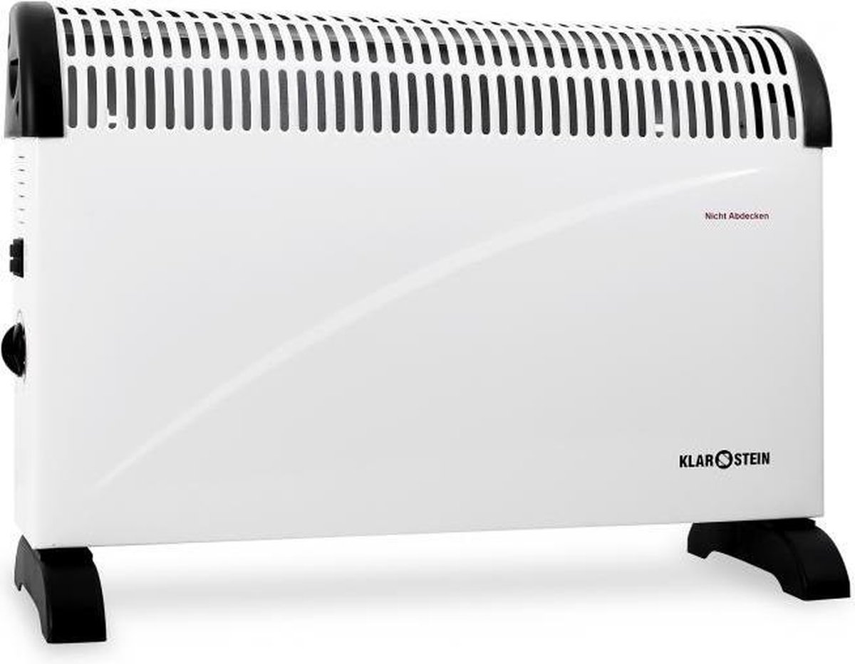Klarstein HT004CV Zwart, Wit 2000W Radiator | bol.com