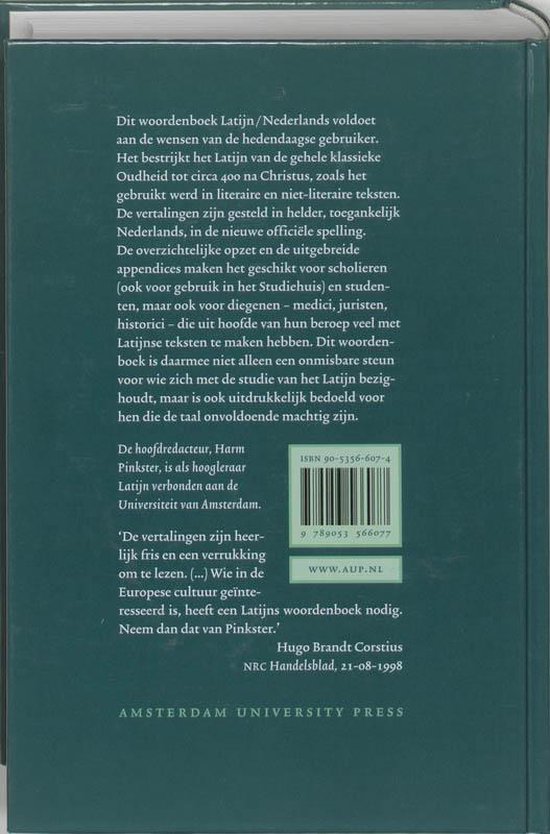 Woordenboek Latijn-Nederlands | 9789053566077 | Boeken | bol