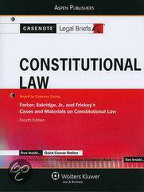 Constitutional Law | 9780735589445 | Boeken | bol