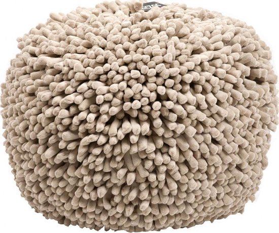 Ziczac Design Poef - Spiky Zand | bol.com