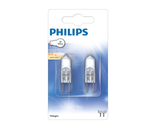 Philips Halogen 35 W GY6.35 cap Warm white capsule bulb halogeenlamp ...