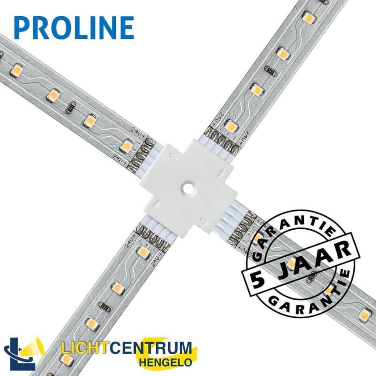 PROLINE kruisverbinding LED-strip | Wit | bol.com