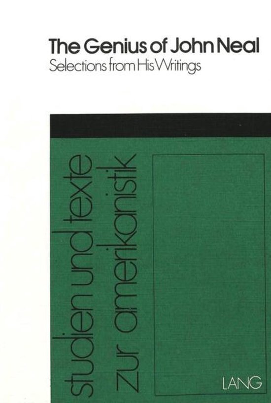 Genius of John Neal, John Neal | 9783261023827 | Boeken | bol.com