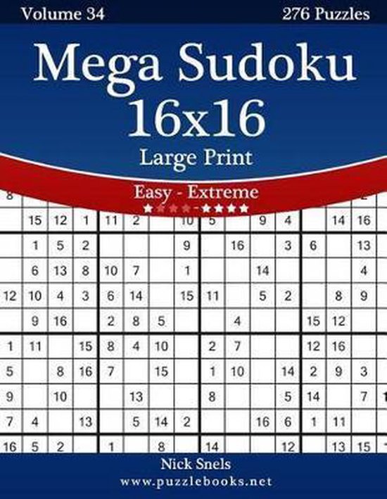 Mega Sudoku 16x16 | bol