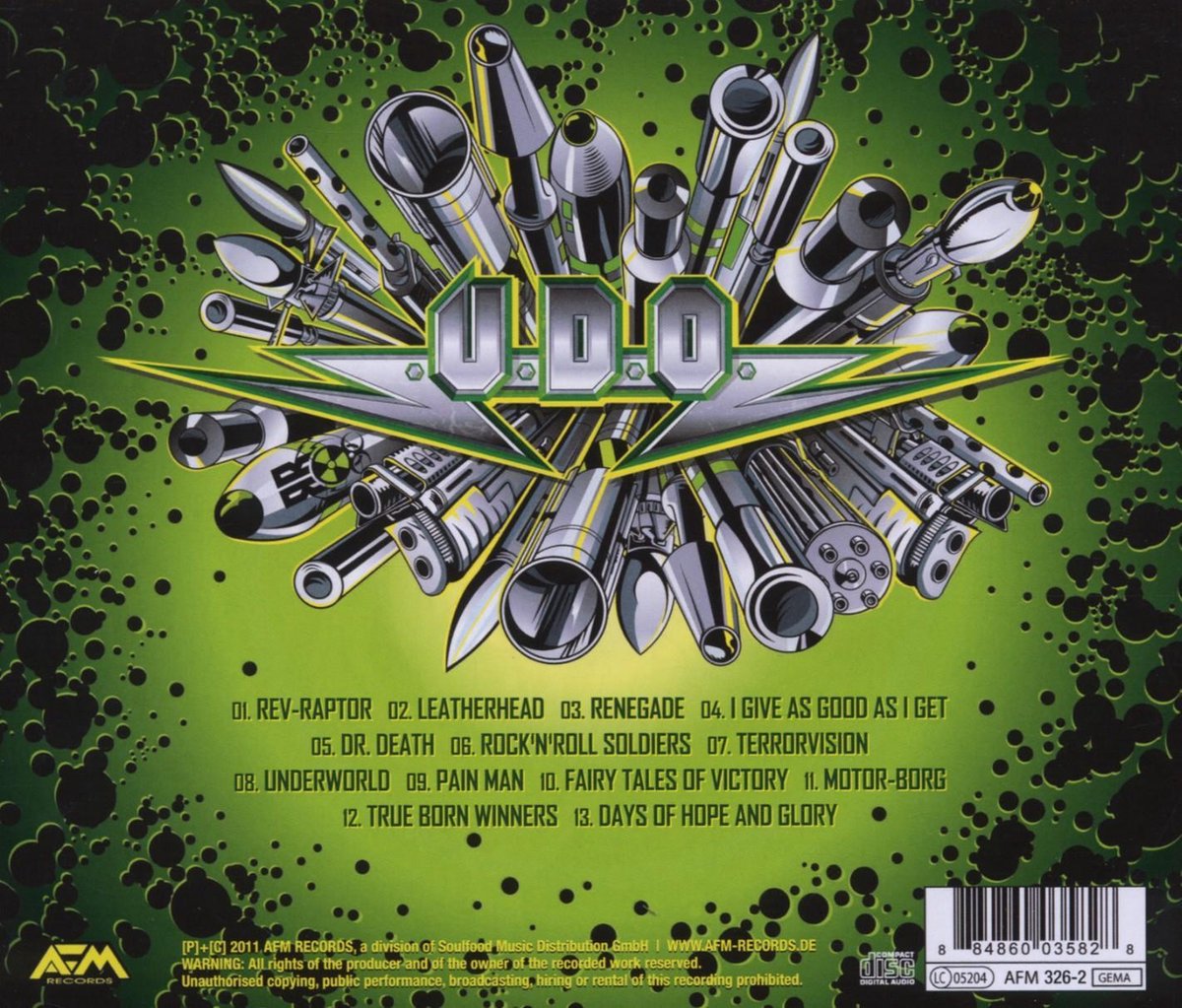 Rev-Raptor, U.D.O. | Muziek | bol