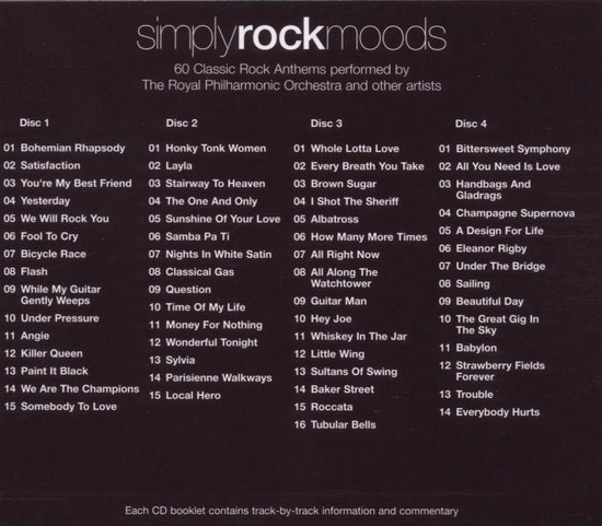 Simply Rock Moods, various artists | Muziek | bol