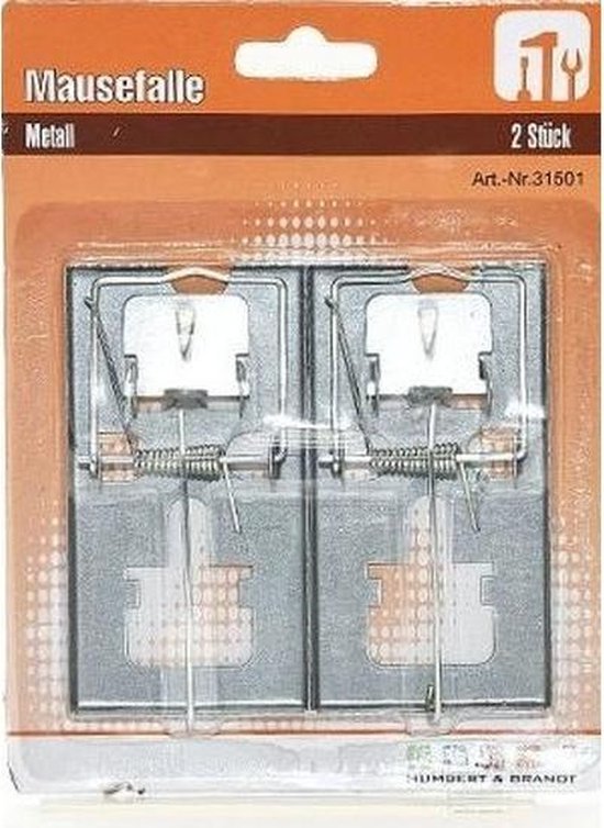 10x Muizenvallen/muizenklemmen 10 cm - Ongediertebestrijding ...