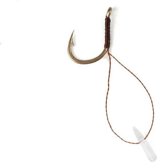 Korum Barbed Hook Hairs With Quickstops | Haakmaat 8 | 5 stuks | bol