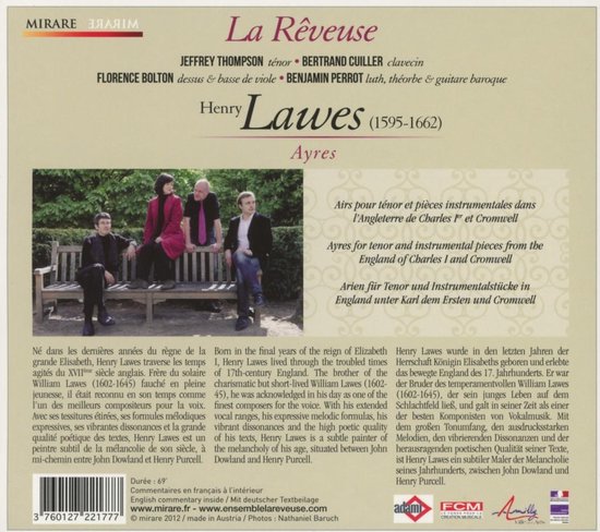 Henry Lawes: Ayres, W. Lawes | CD (album) | Muziek | bol.com