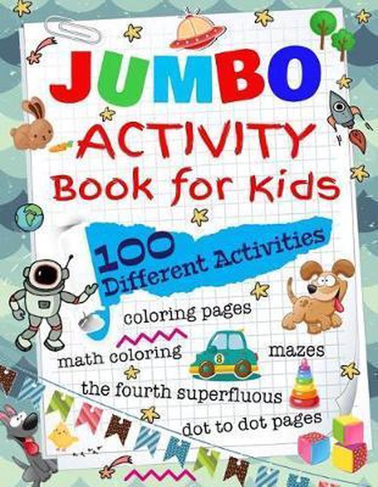 Jumbo Activity Book for Kids, Summer Publisher | 9781729551806 | Boeken ...