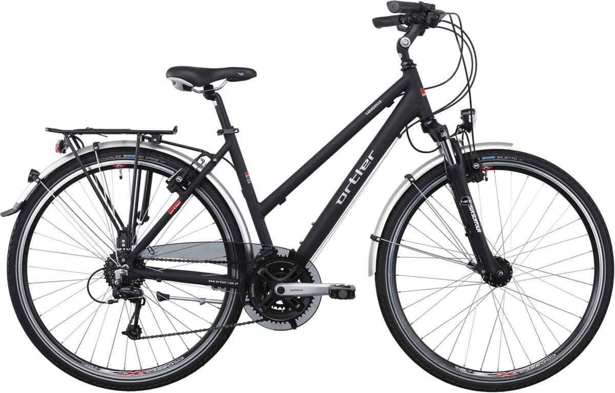 Ortler Saragossa toerfiets dames zwart Framemaat 44 cm | bol.com