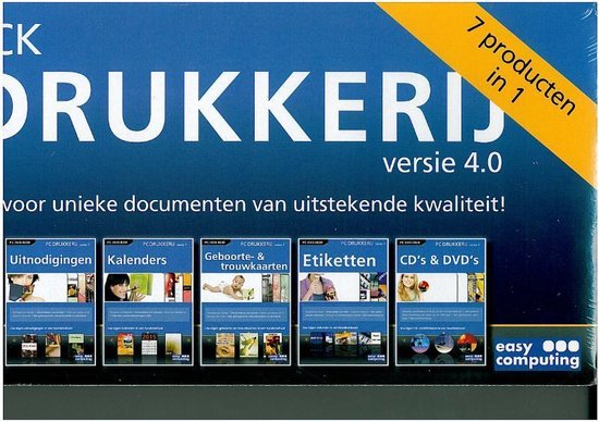 Easy Computing Pc Drukkerij Superpack 4 - DVD-Rom | bol