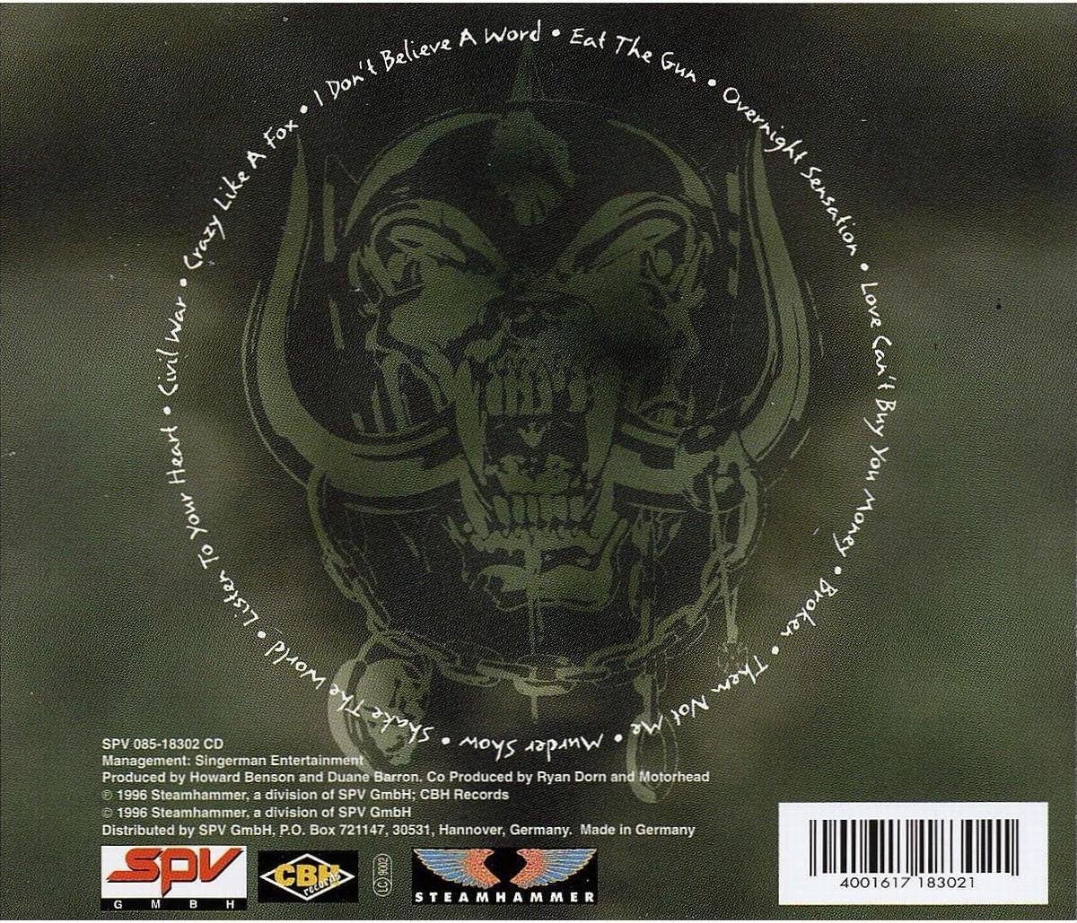 Overnight Sensation, Motorhead | CD (album) | Muziek | bol