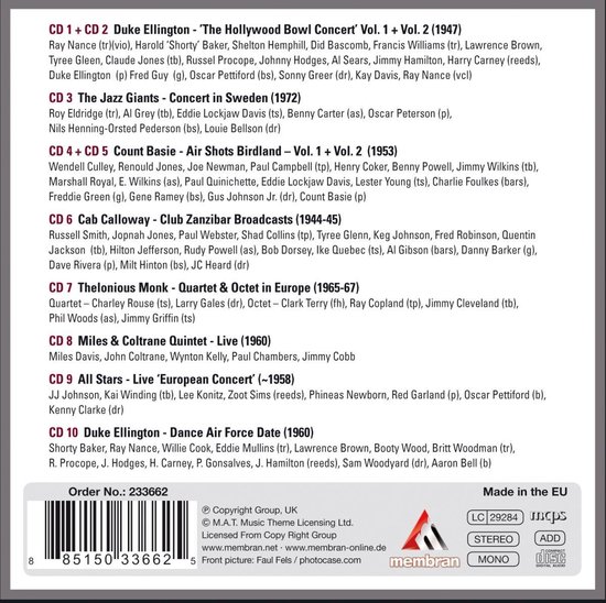 Various - Unique Jazz, various artists | CD (album) | Muziek | bol
