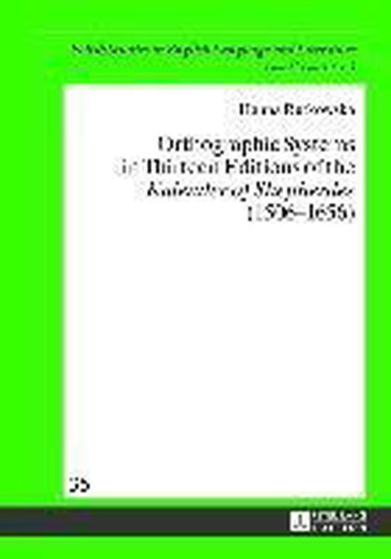 Rutkowska, H: Orthographic Systems in Thirteen Editions of t | bol.com