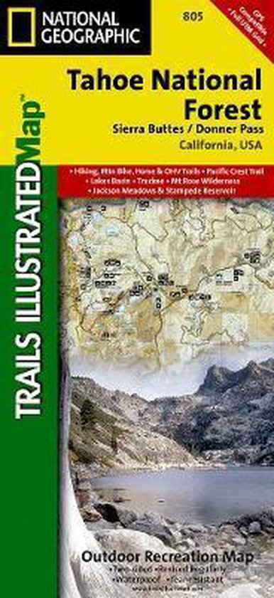 National Geographic Trails Illustrated Tahoe National Forest | bol