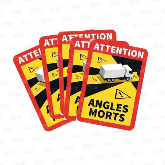 Set de 5 pièces. Autocollant angle mort - Autocollant angle mort ...