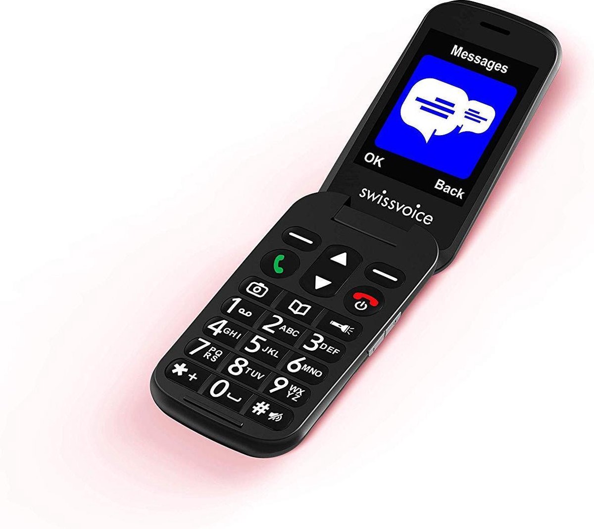 Swissvoice D38 | Senioren Mobiele Telefoon | GSM | met Ringleiding ...