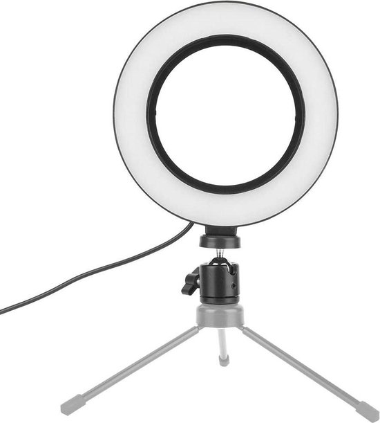 RR Innovation 6" Dimbaar LED Ringlight / Ring Light / Ring licht, 16 cm ...