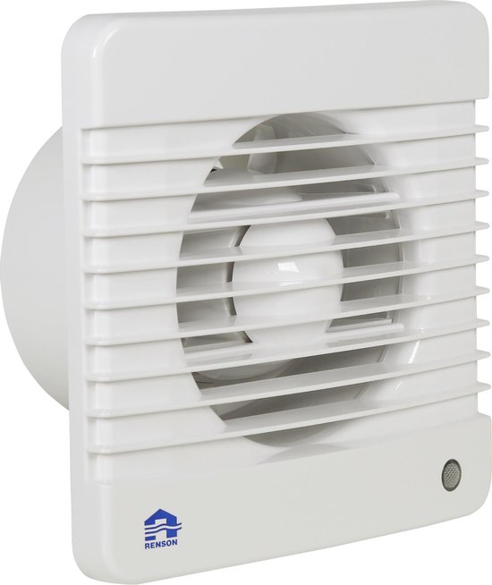 Renson mechanische ventilator met timer 7201TE wit ø100 mm | bol