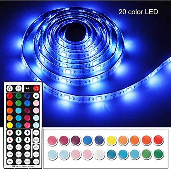 bol.com | PROLIGHT LED strip - RGB - flexibel - 500cm - dimbaar - met ...