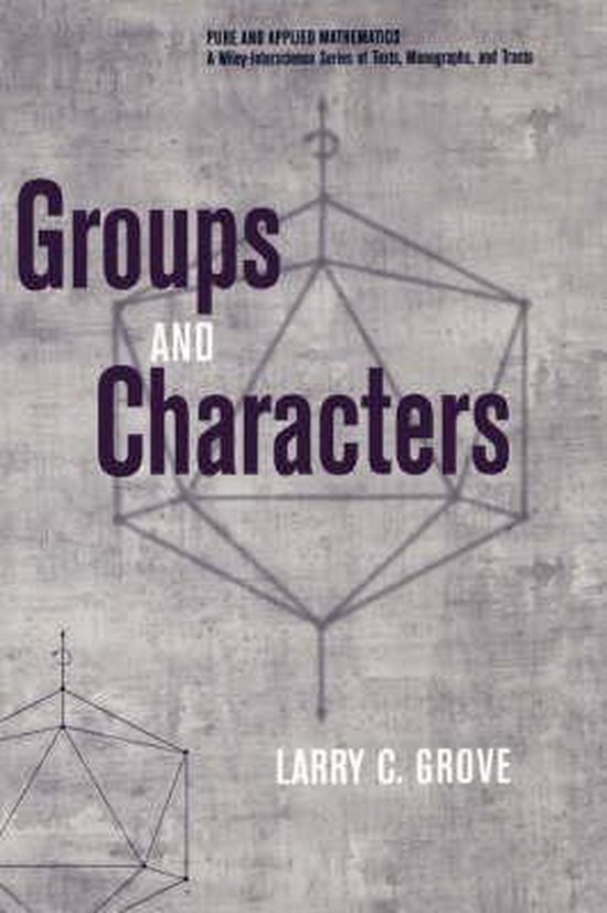 Groups and Characters | 9780471163404 | LC Grove | Boeken | bol.com