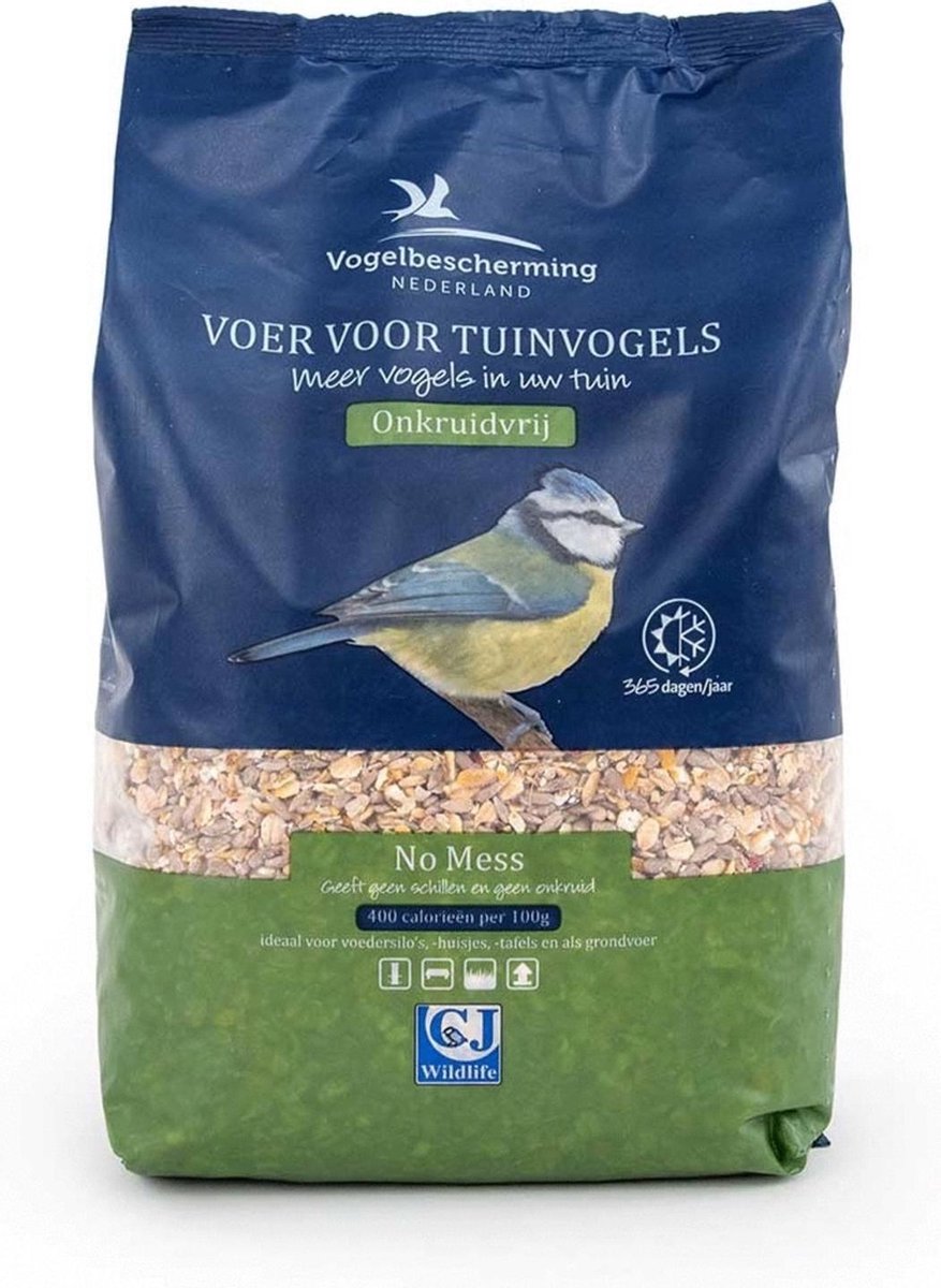 Vogelbescherming Nederland Premium No Mess schilvrij strooivoer 4 liter - 2.5kg | bol
