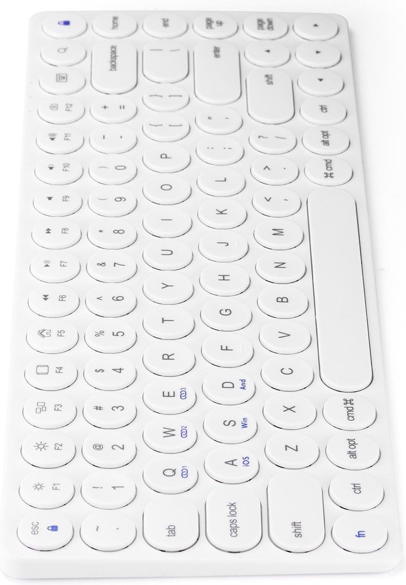 Draadloos Toetsenbord - QWERTY indeling - Wireless Bluetooth Keyboard ...