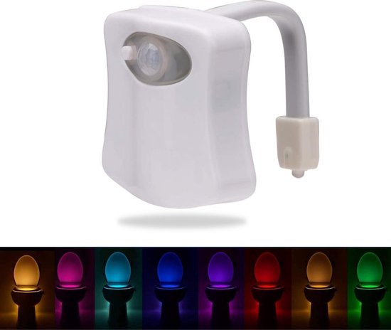 LightCreator WC Verlichting – 8 kleuren - Toiletpotverlichting – Toilet ...