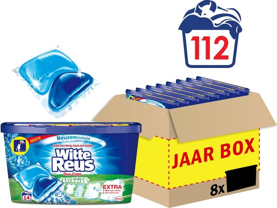 Witte Reus Duo Caps Wascapsules - Wasmiddel Capsules ...