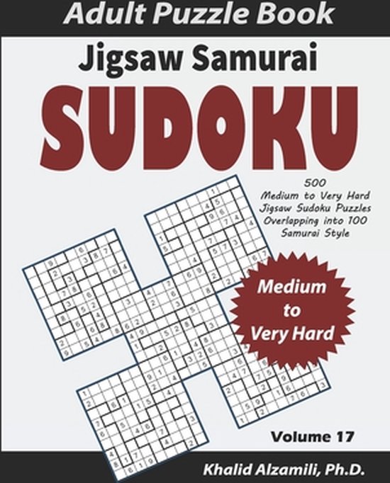 Logical Brain Games- Jigsaw Samurai Sudoku Adult Puzzle Book | bol