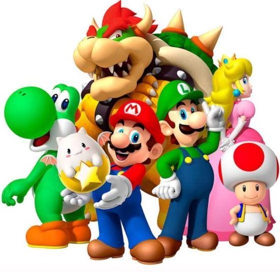 Super Mario and Friends - Diamond Painting - 20x20cm - Complete Set ...