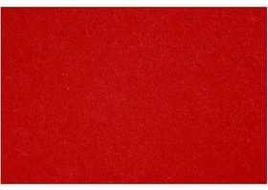 Hobbyvilt, 42x60 cm, dikte 3 mm, rood, 1 vel | Vilt vellen ...