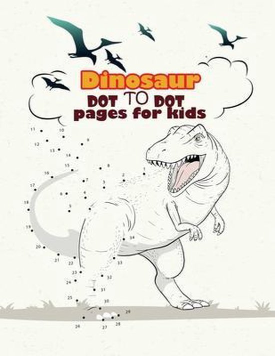 Dinosaur Dot To Dot pages for kids, Onlygifts Publishing ...