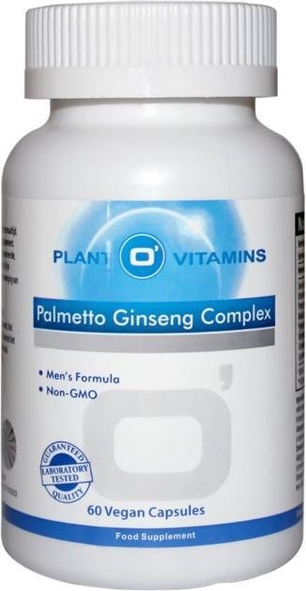 Man Formula (palmetto Ginseng Complex) 60 Capsules Plantovitamins | bol