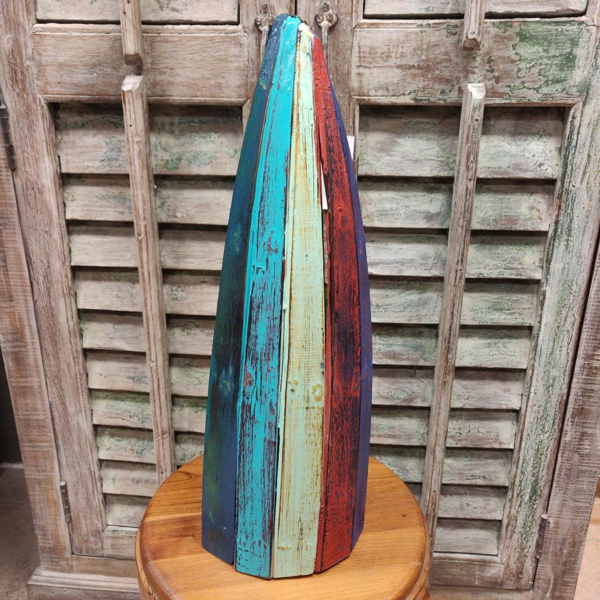 Wijnrek Fleshouder Kano Boot Indonesië Multi Colour | bol.com