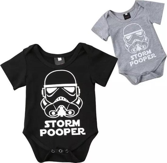 Baby KADO SET I Storm Pooper - The Dark Side I 18-24 mnd - grijs | bol.com