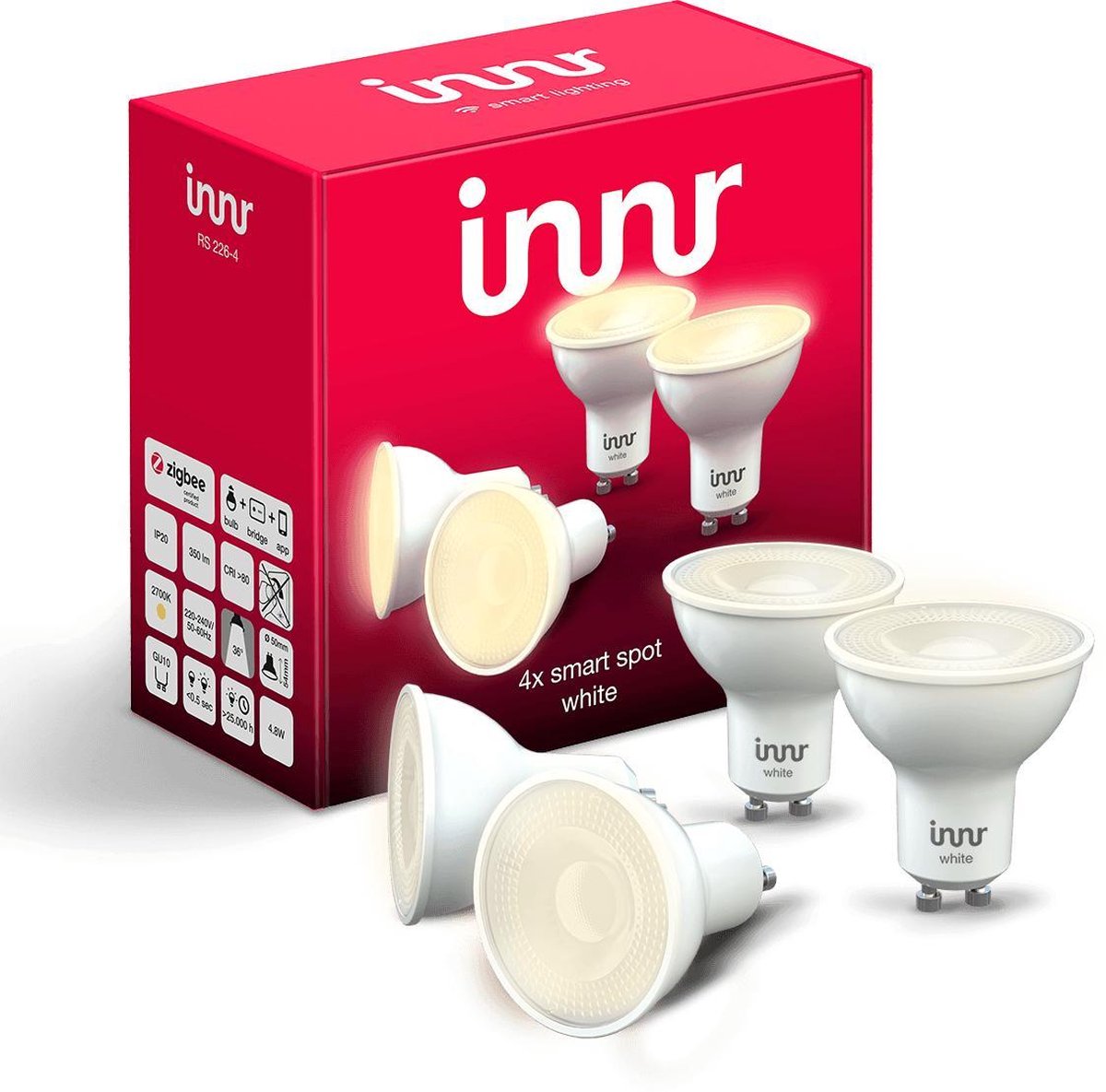 Innr slimme spot GU10 white - is geschikt voor * - warmwit licht ...
