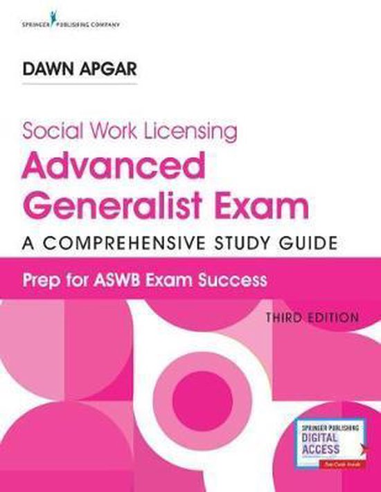 Social Work Licensing Advanced Generalist Exam Guide | 9780826185686 ...