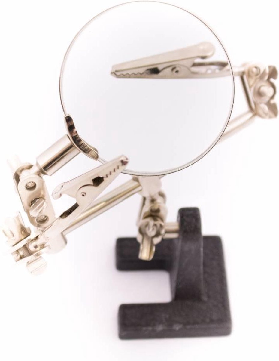 Brüder Mannesmann Derde Hand met Loep - Zilver - Vergrootglas | bol