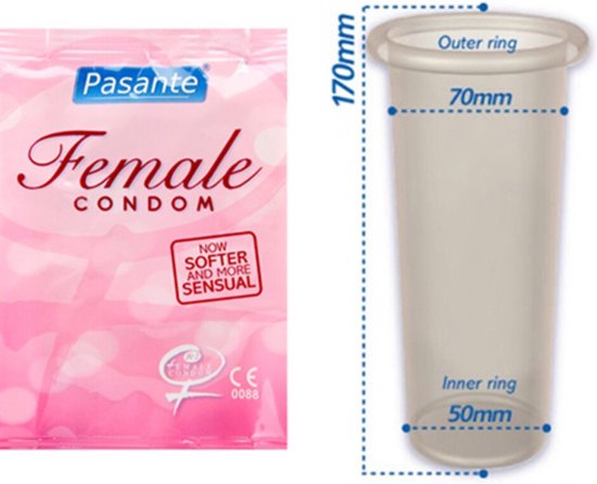 Pasante Vrouwen Condoom - 3 stuks - Condooms | bol.com