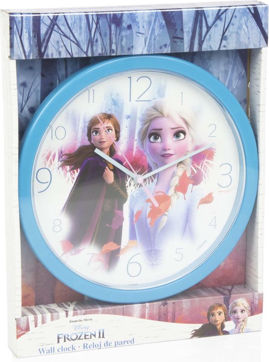 Klok Frozen Elsa & Anna| Horloge murale Frozen | Klok Frozen II ...