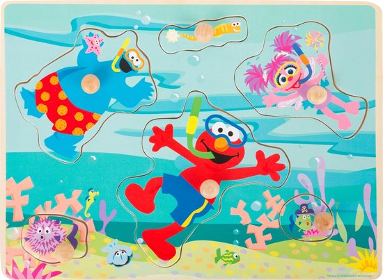 SESAME STREET - SESAME STREET Underwater World Puzzle | bol.com