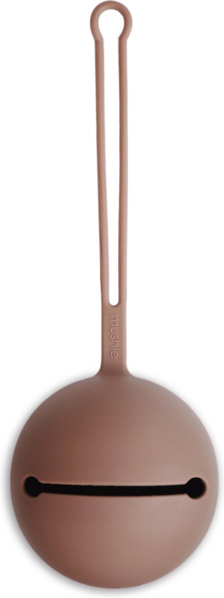 Mushie Siliconen Fopspeenhouder Pacifier Case | Cloudy Mauve | bol.com