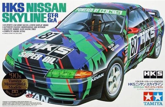 Tamiya 1:24 HKS Nissan Skyline GT R Gr.A | bol