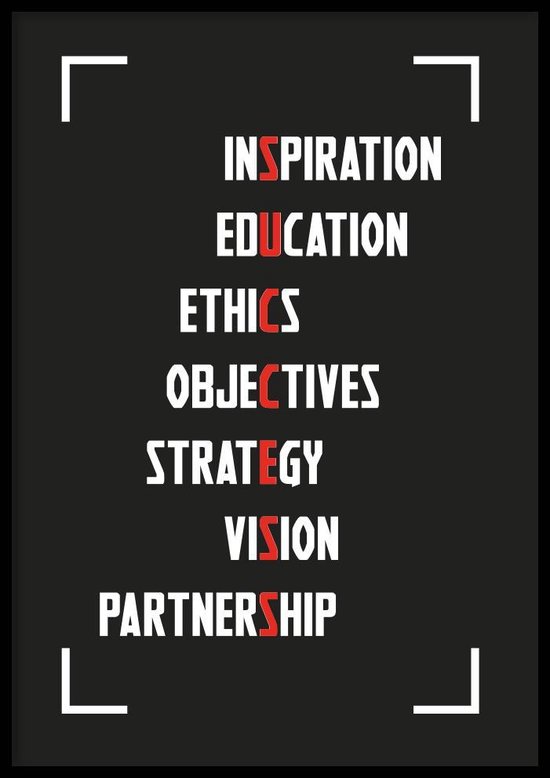 Poster Succes - 50x70 cm - Motivational Poster - WALLL | bol