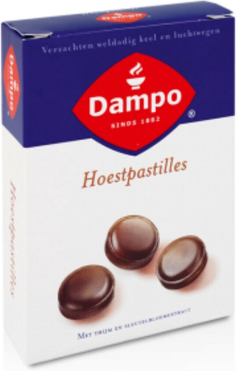 Dampo Hoestpastilles - Hoestmiddel en Keelverzorging - 24 pastilles ...