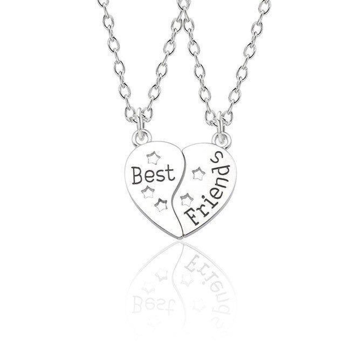 Kasey - Collier d'amitié - Collier BFF pour 2 - Best Friends - Coeur ...