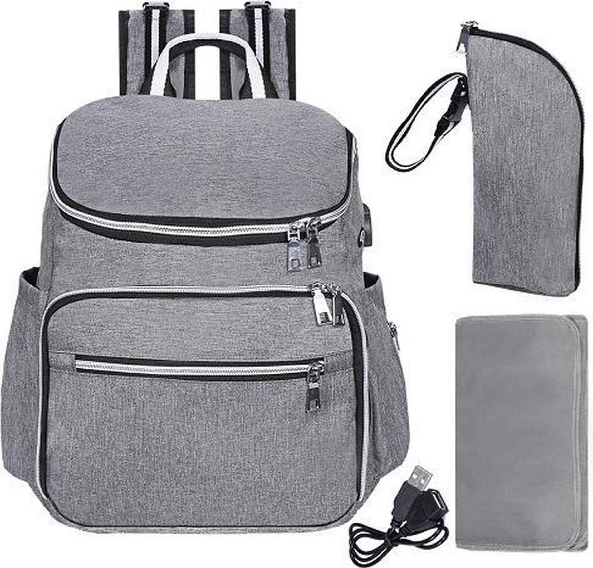 Rugtas zeer stevig, de rugtas is geïsoleerd GESCHIKT VOOR luiers ...