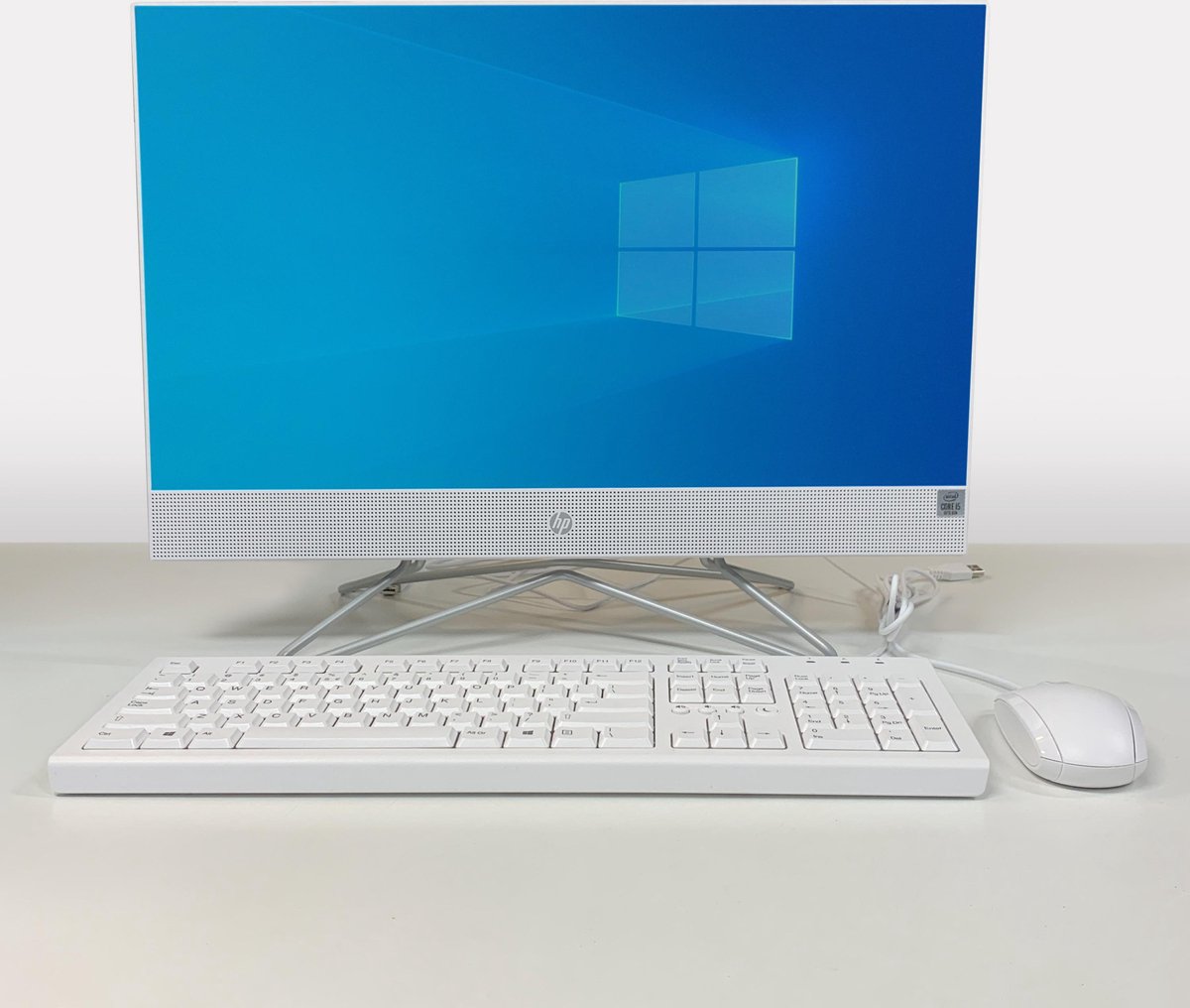 HP 24-DF0028NY - All-in-One Desktop - 24 inch - Wit | bol